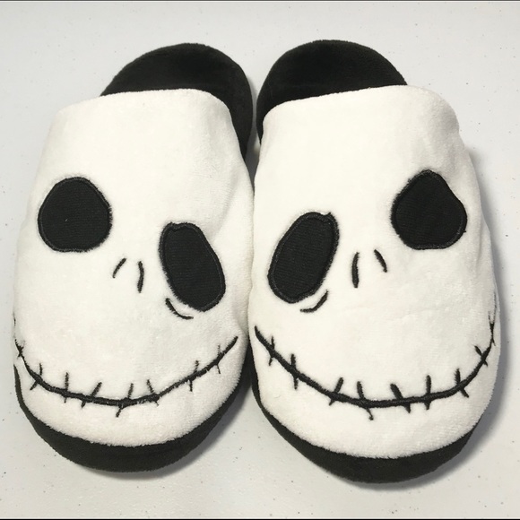 Disney | Shoes | Jack Skellington Slippers Medium House Bath | Poshmark